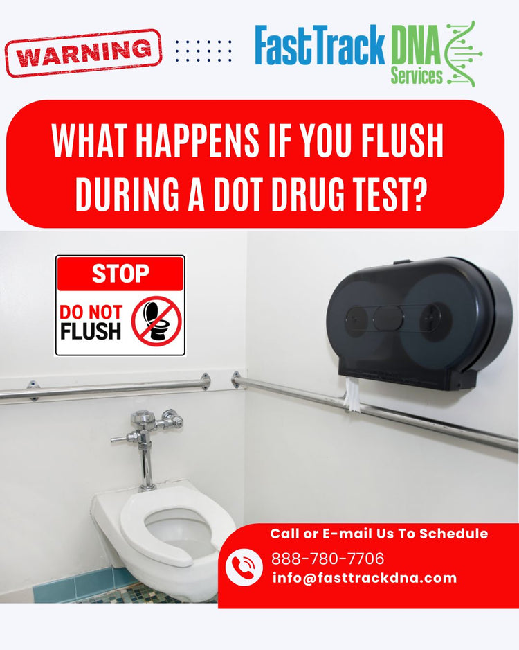What Happens If You Flush During a DOT Drug Test? FASTTRACK DNA ...